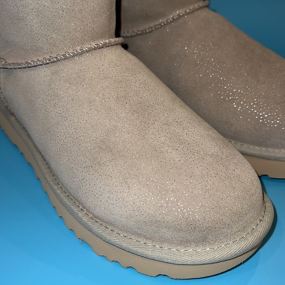 UGG | Shoes | Ugg Mini Bailey Bow Twinkle Boots In Grey Goat Color ...